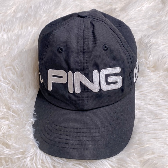 Ping | Accessories | Ping Black White Dry Fit Hat | Poshmark